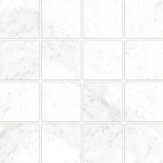 Piazza Carrara Matte 3"X3" Mosaic Porcelain Tile | GENROSE