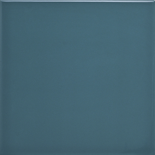 Prismatics Ocean Blue Gloss 4"x4" Wall Ceramic Tile | GENROSE