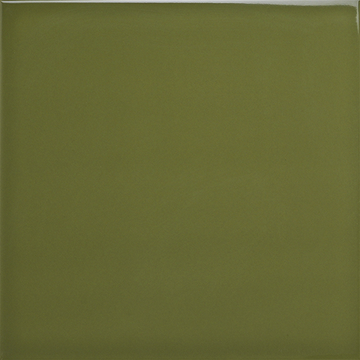 Prismatics Olive Gloss 6"x6" Wall Ceramic Tile | GENROSE