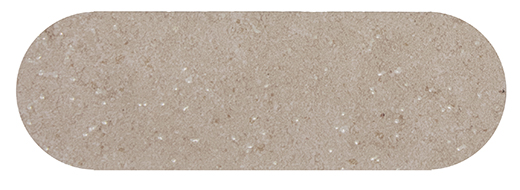 Stone Dust Bianco Matte 2"x6" Oval Porcelain Tile | GENROSE