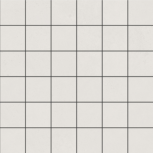 Sydney Ivory Matte 2"x2" Mosaic Porcelain Tile | GENROSE