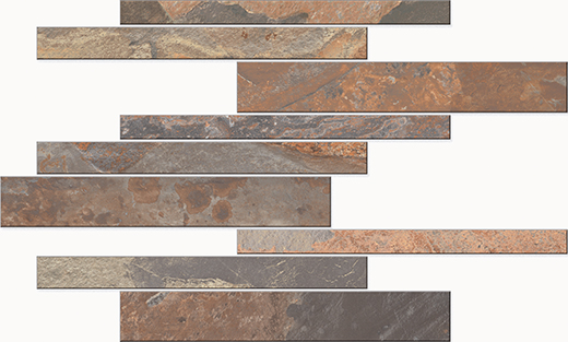 Wynn Sunset Natural 2"x2" (12"x12" Mosaic Sheet) Porcelain Tile | GENROSE