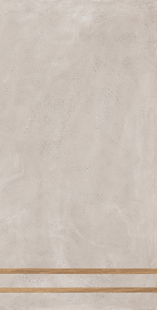 Zephyr Greige Matte 24"X24" 4 Line Deco Greige Porcelain Tile | GENROSE